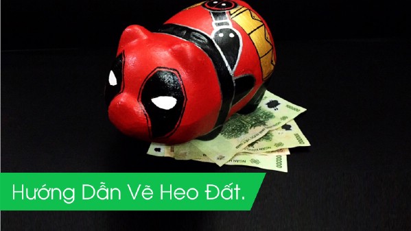 Hướng dẫn vẽ heo đất